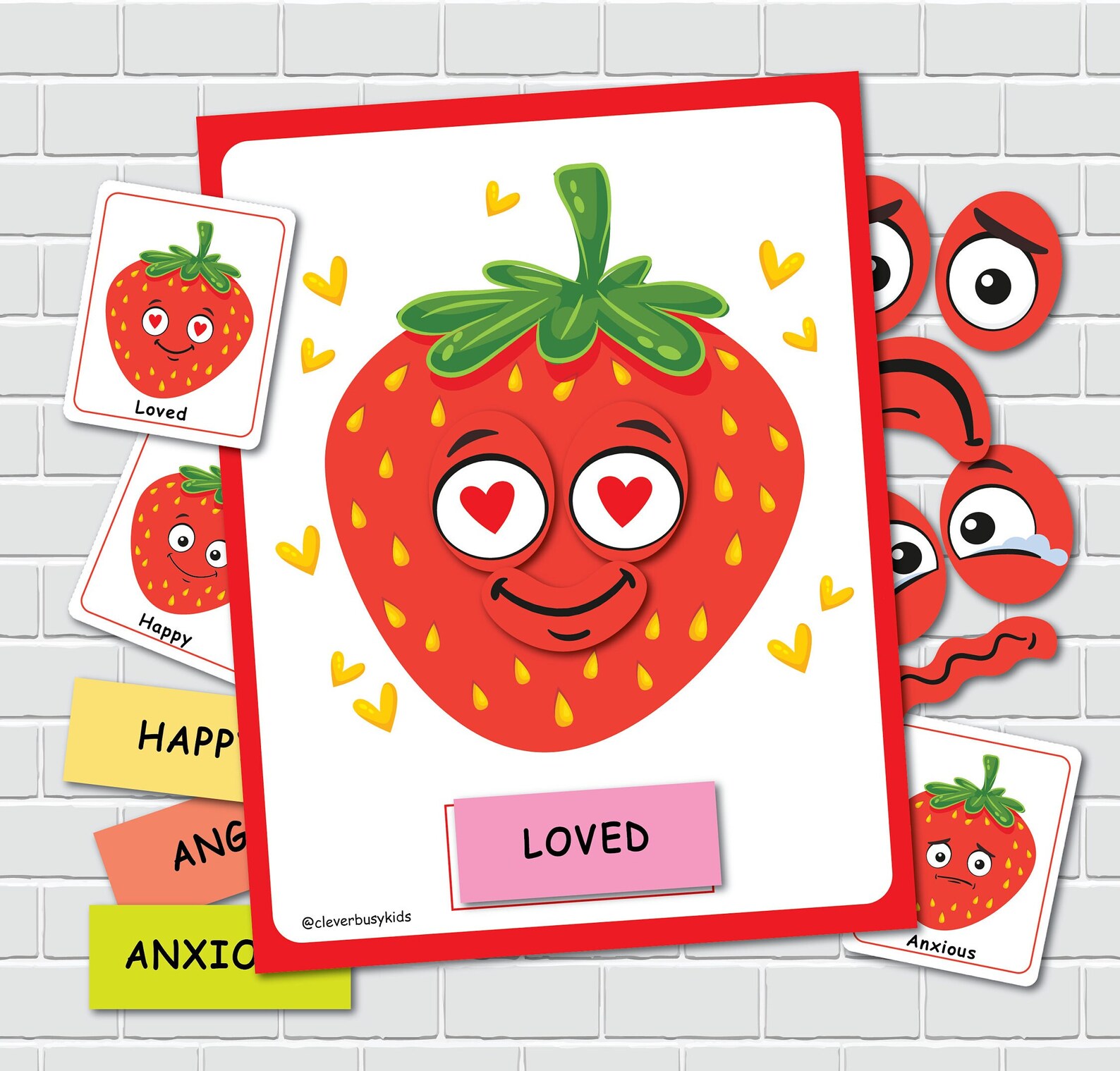Emotions and Feelings Matching Game Summer Activity for Kids - Etsy