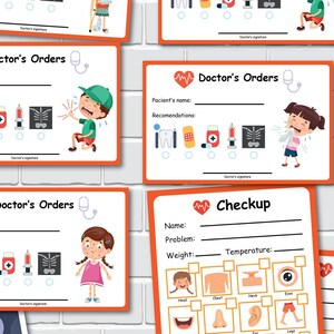 Doctor Pretend Play, Printable Hospital Dramatic Play, Preschool ...