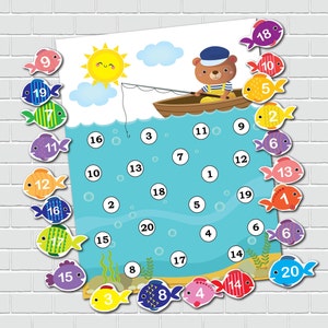 Counting Worksheet for Preschool Learning Math Busy Book Page ...