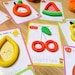 Play Doh Mats, Fruits Printable Play Dough, Montessori Play Doh ...