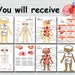 Human Anatomy Printable Activity. (dark Skin Tone) Science Anatomy ...