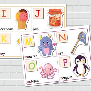 Alphabet Busy Book Pages, Preschool Curriculum, Toddler ABC Worksheets ...