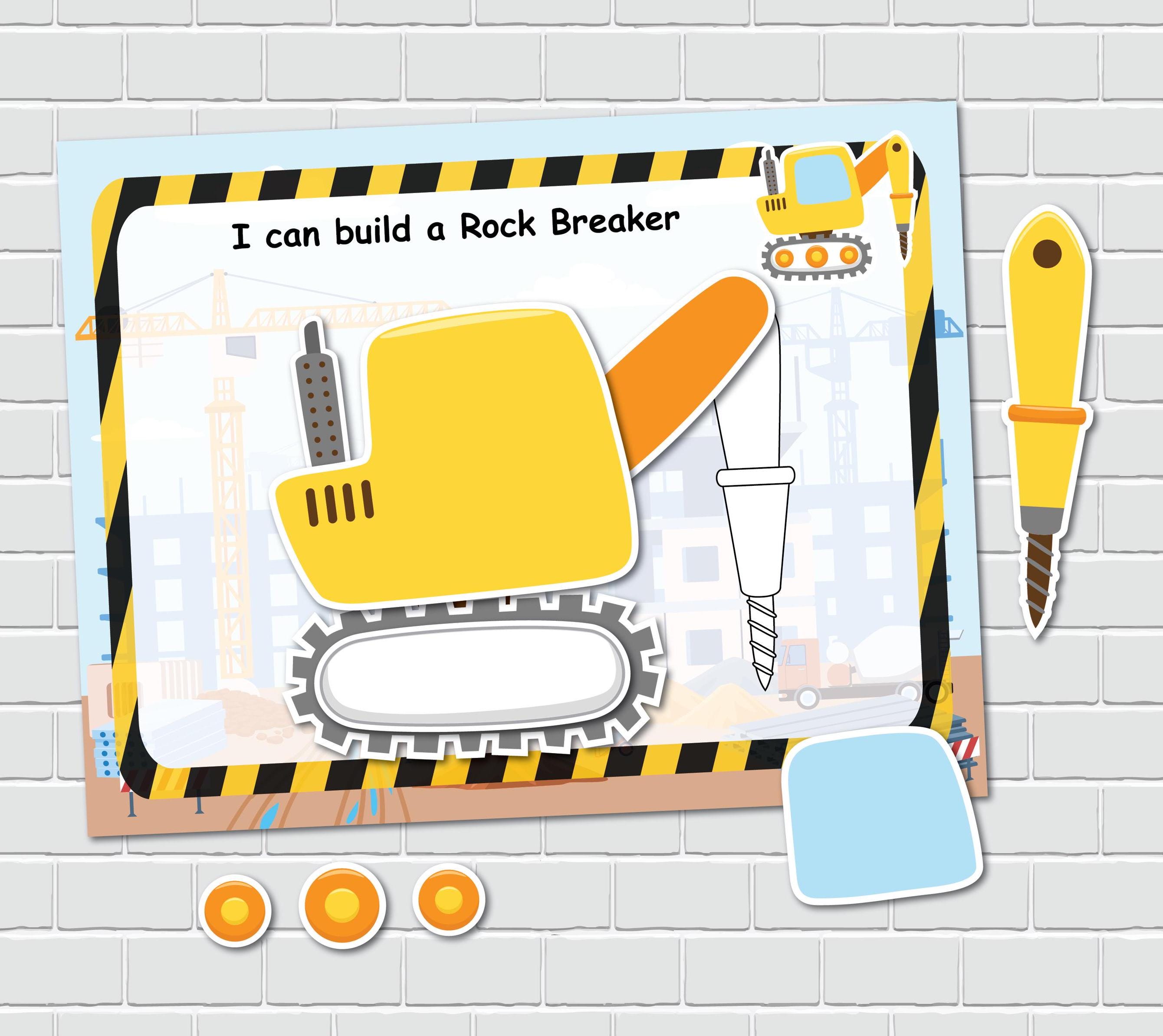 Trucks Busy Book Pages, Construction Theme Activity (digital Download ...