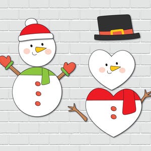 Build a Shape Snowman, 2D Shapes, Winter Busy Book, Special Education ...