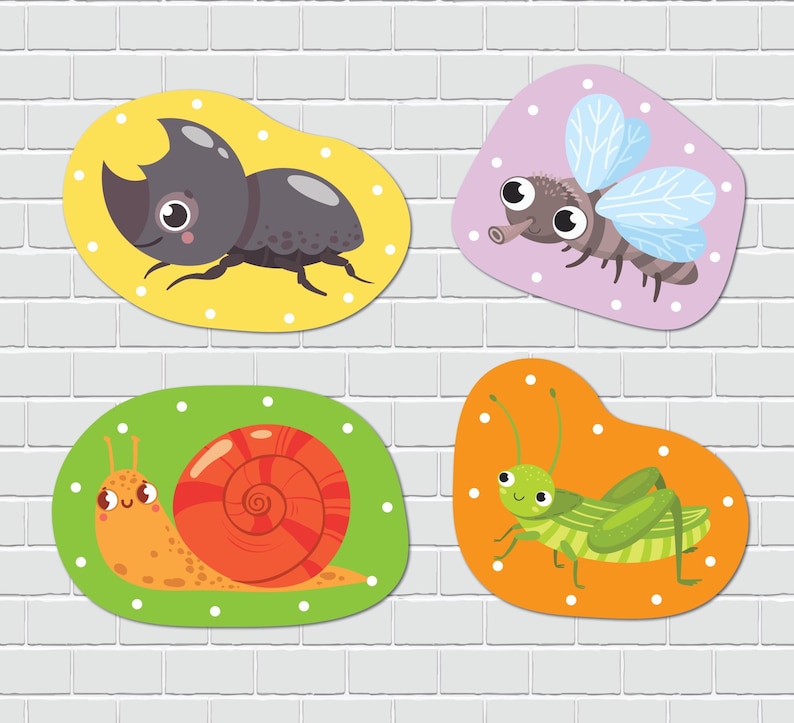 Bugs Lacing Cards: Fine Motor Skills Activity (digital Download) - Etsy