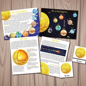 Solar System Unit Study, Homeschool Outer Space Learning, Universe ...