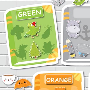 Color Matching Activity for Kids, Color Sorting Game for Toddler ...