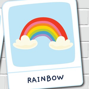 Weather Flash Cards Toddler Printable Activity Montessori Flashcards ...