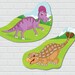 Dinosaurs Lacing Cards, Preschool Fine Motor Skills Activity, Toddler ...