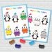 Penguin Color Matching Activity, Toddler Printable, Montessori ...