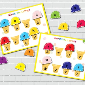 ABC Learning Busy Book Pages Alphabet Printable Activity Homeschool ...