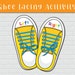 Shoe Lacing Practice Printable: Kid's Fine Motor Activity (digital ...