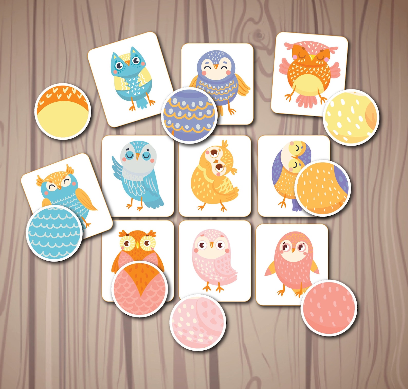 Pattern Matching Activity Toddler Matching Cards Preschool - Etsy