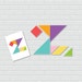 Alphabet Tangrams, ABC Puzzle for Preschool and Kindergarten ...