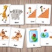 Opposites Matching Flashcards Printable Activity Pairing - Etsy