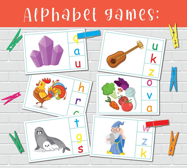 Alphabet Matching Activities for Preschool. ABC/ Letter - Etsy