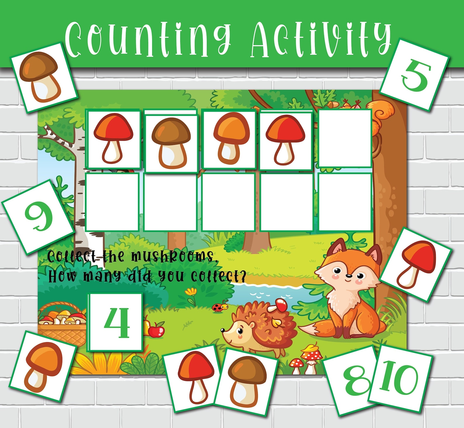 Forest Busy Book Toddler Learning Binder Preschool Worksheets - Etsy