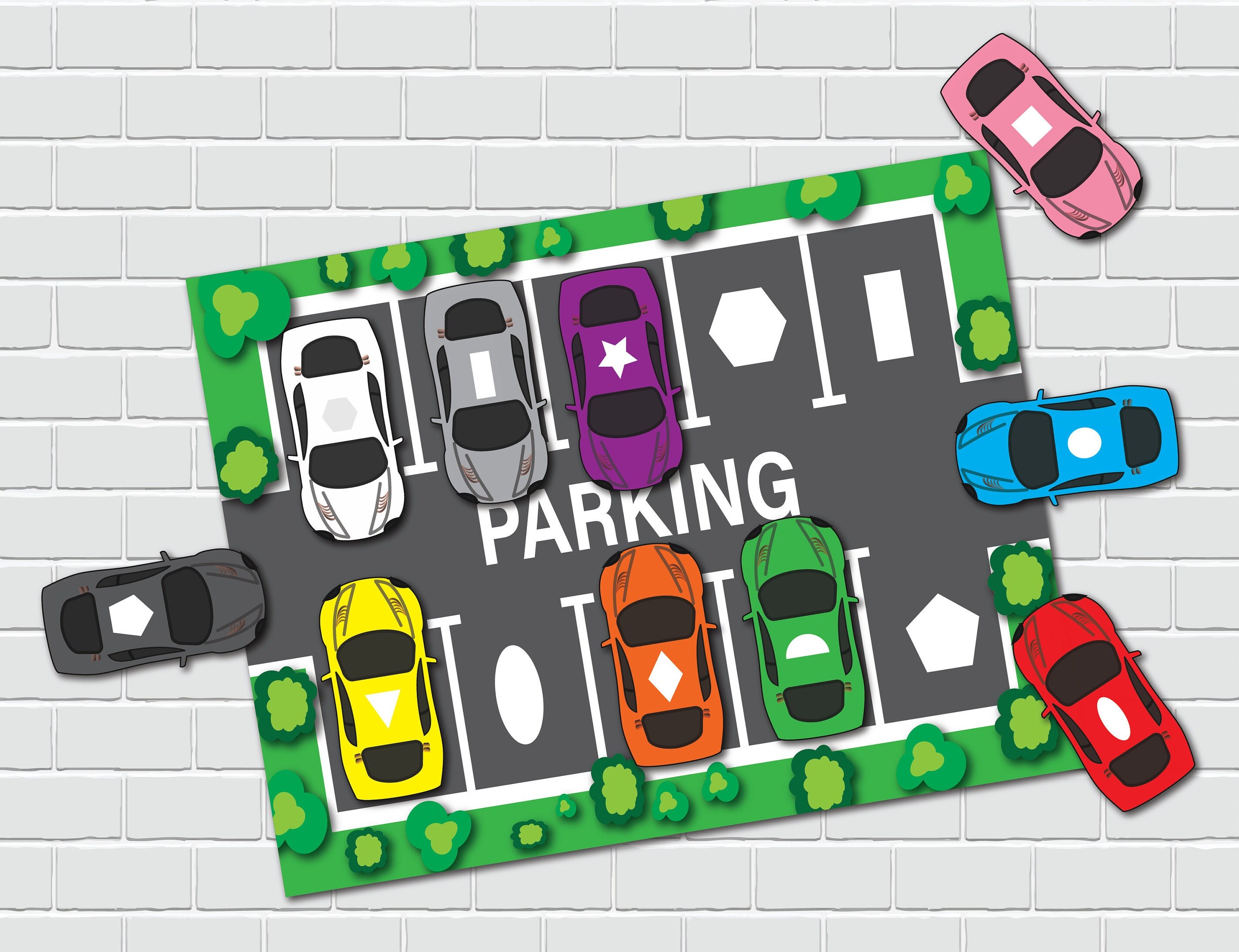 Parking Cars Busy Book Pages Toddler Learning Binder Preschool - Etsy
