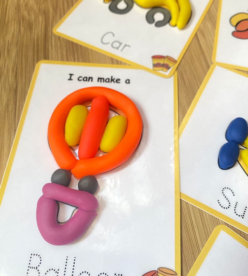 Play Doh Mats Transportation Visual Cards Printable Play - Etsy