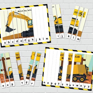 Busy Book Bundle, Construction Theme, Toddler Learning Binder ...