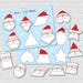 Santa Shapes Matching Activity, 2D Shapes, Christmas Busy Book Page ...