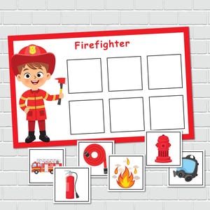 Community Helpers Preschool Sorting Mats. Professions Printable ...