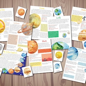 Solar System Unit Study, Homeschool Outer Space Learning, Universe ...