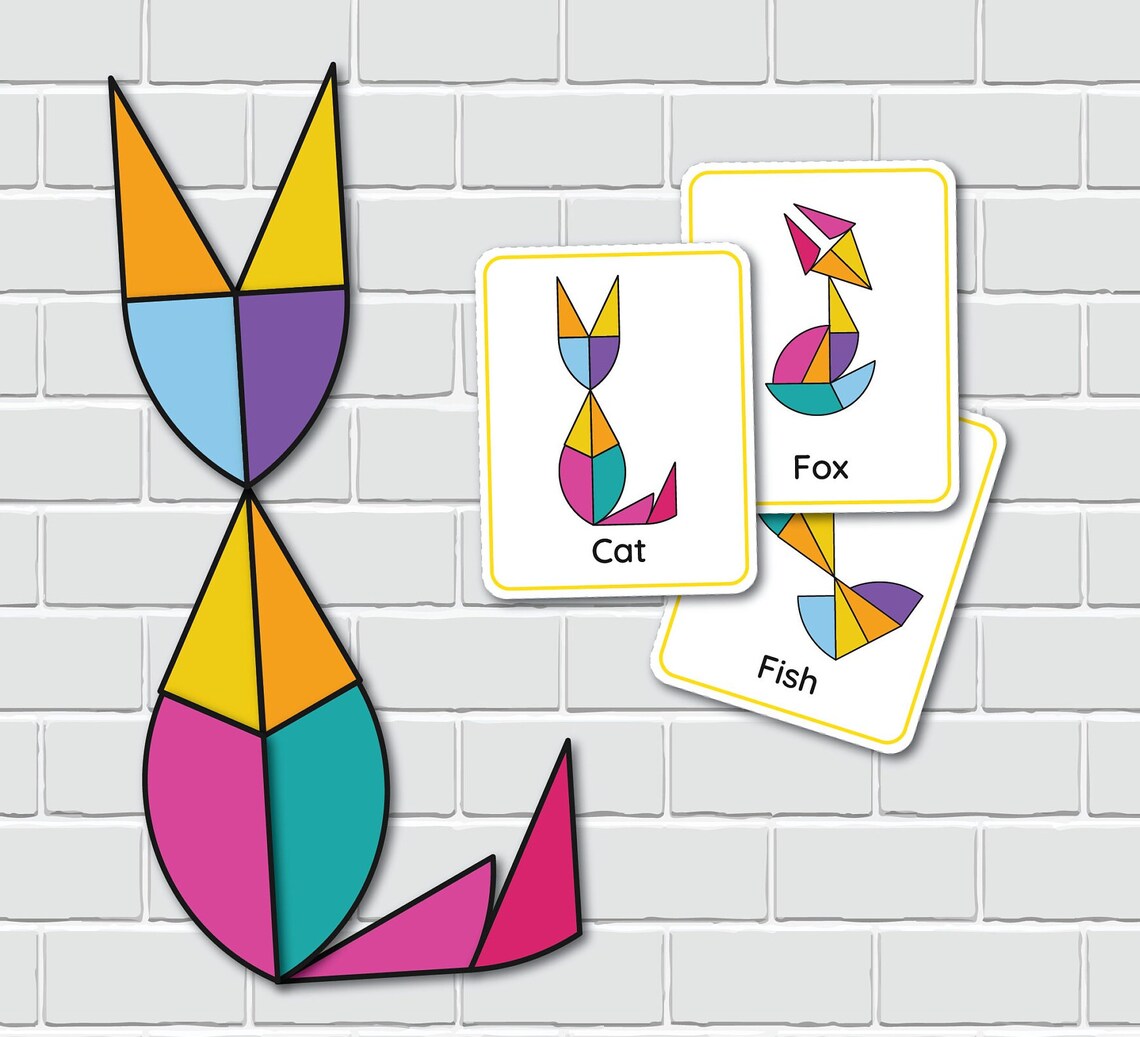 Kids Printable Puzzle Activity Preschool Kindergarten - Etsy