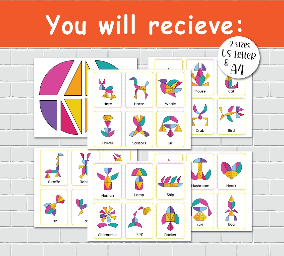 Kids Printable Puzzle Activity Preschool Kindergarten - Etsy