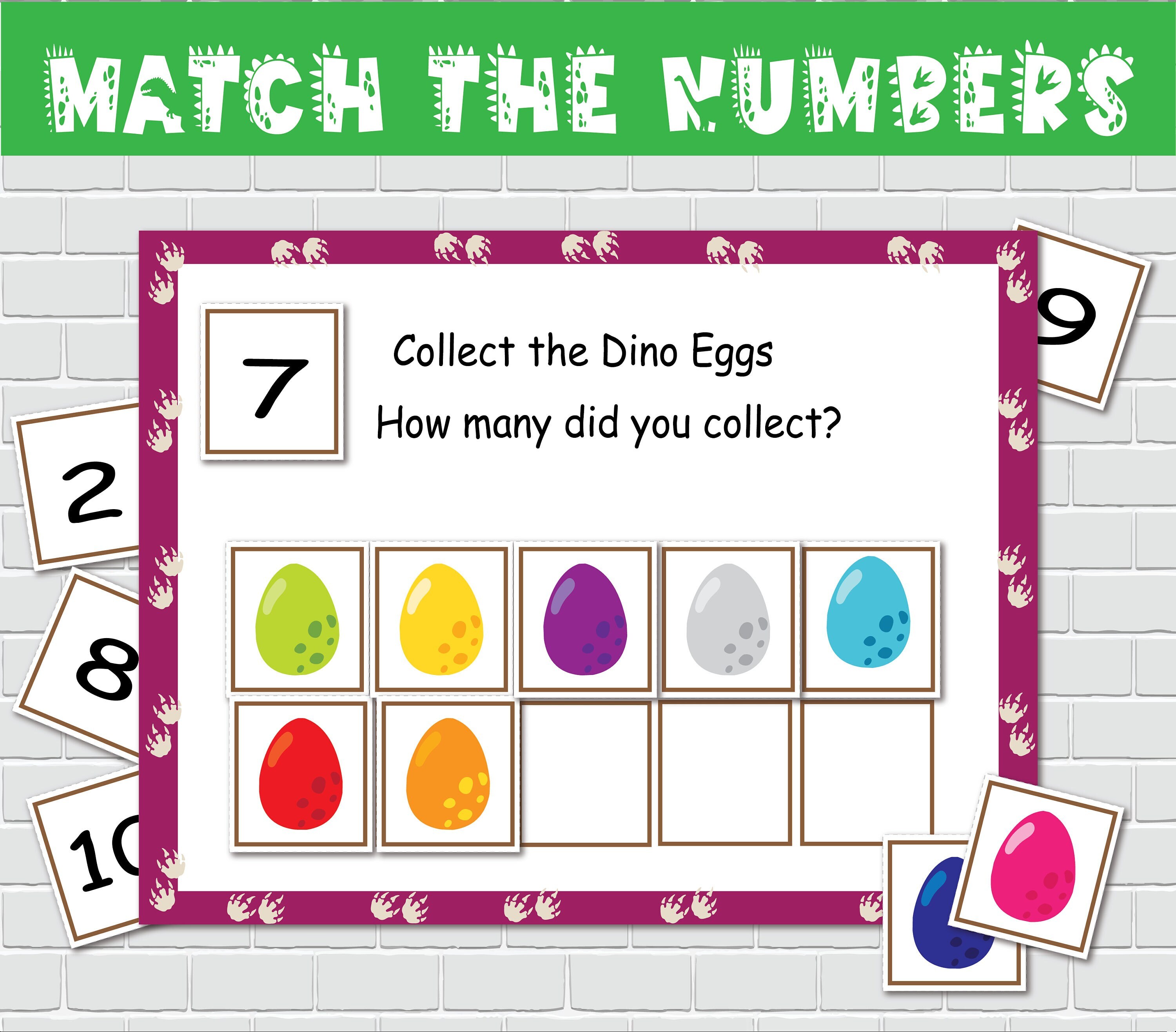 Dinosaur Busy Book Toddler Learning Binder Homeschool Curriculum ...