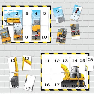 Busy Book Bundle, Construction Theme, Toddler Learning Binder ...