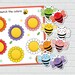 Bee Color Matching Activity, Toddler Printable, Montessori Materials ...