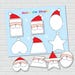 Santa Shapes Matching Activity, 2D Shapes, Christmas Busy Book Page ...
