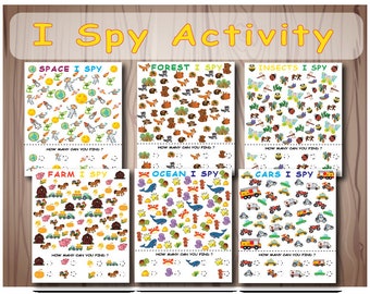 I Spy Printables | Etsy