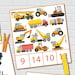 Construction Clip and Count Trucks Counting Activity Preschool - Etsy