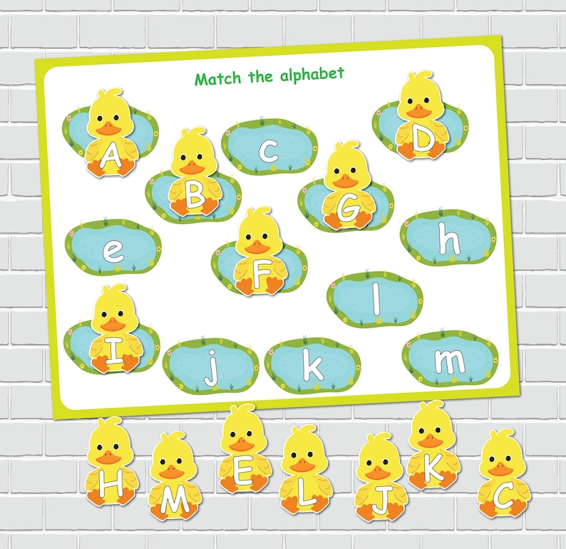 Ducklings Activities for Kids, Preschool Learning Binder, Special ...