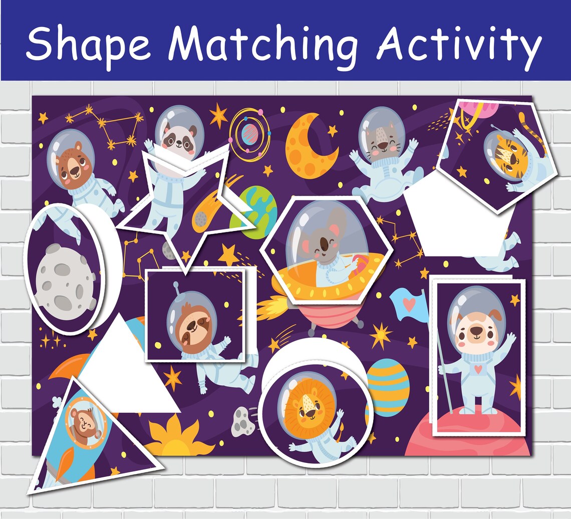 Outer Space Busy Book Solar System Learning Binder Preschool - Etsy