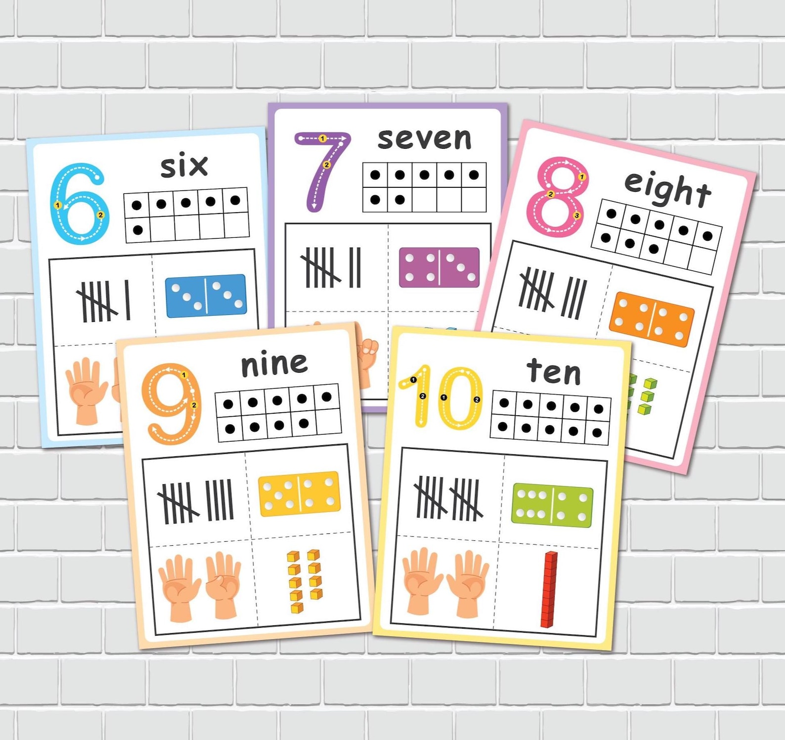 Number Sense Posters 1-20. Preschool Math Activities, Number ...