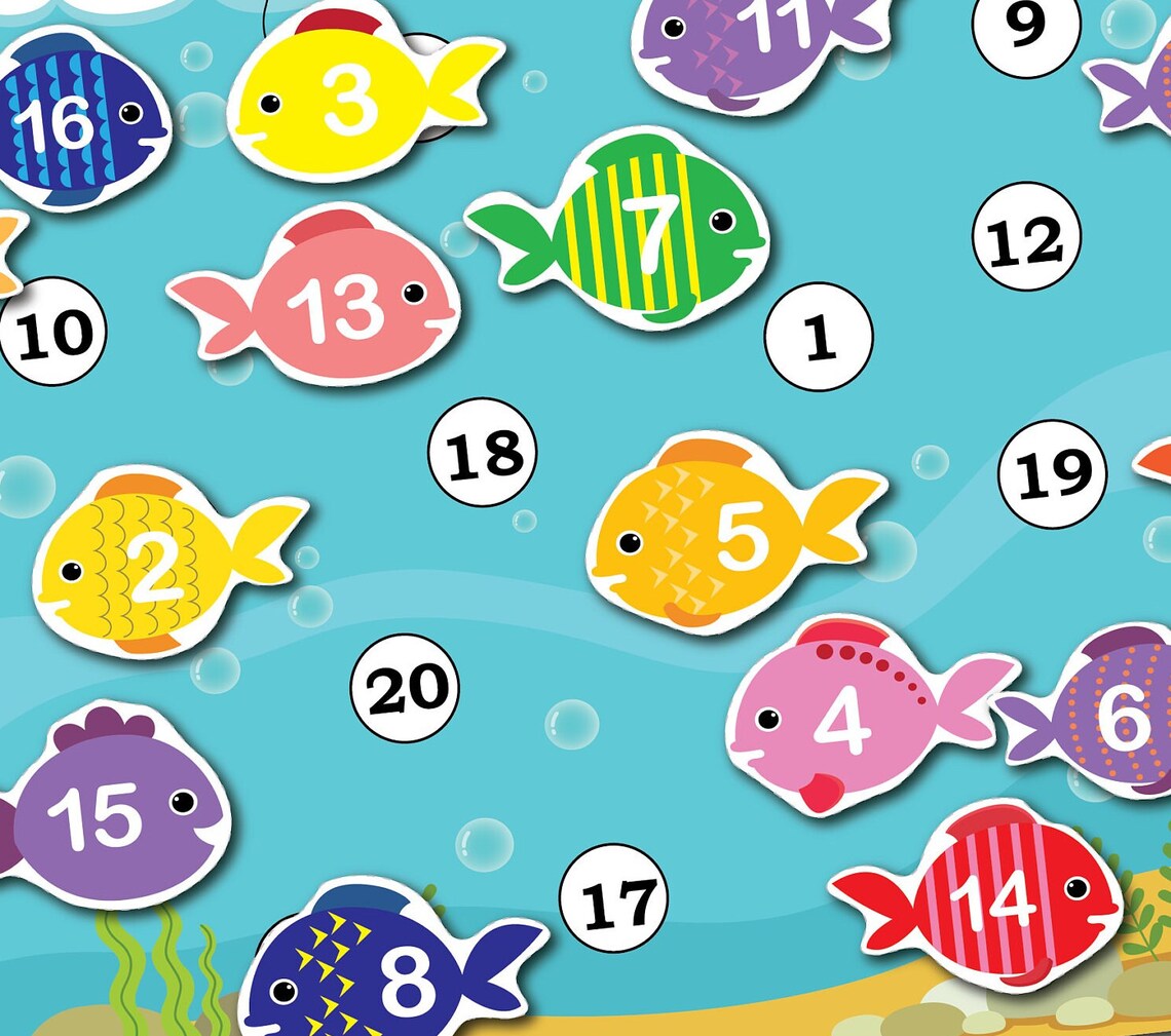 Counting Worksheet for Preschool Learning Math Busy Book Page - Etsy