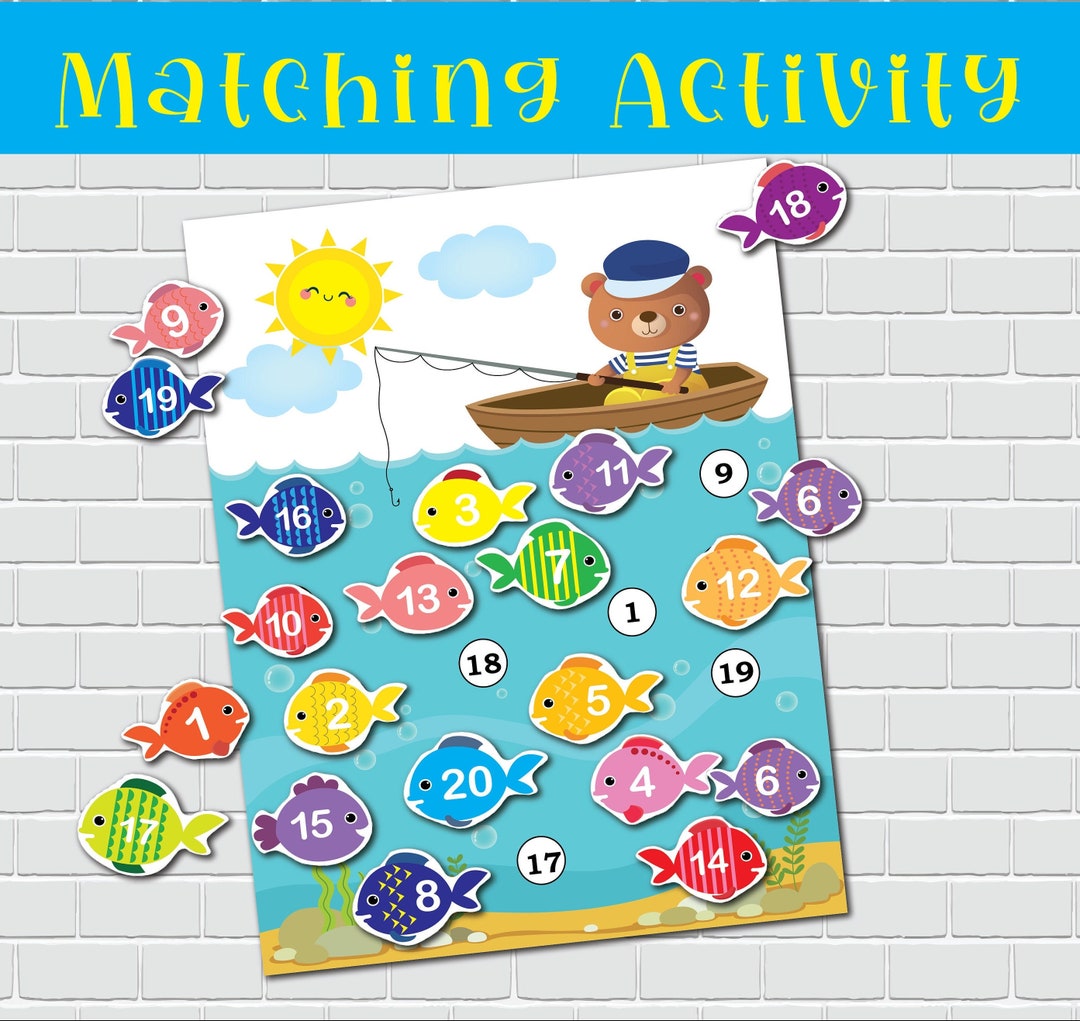 Counting Worksheet for Preschool Learning Math Busy Book Page - Etsy