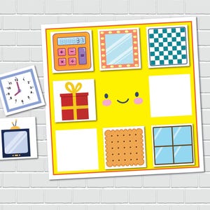 Shapes Matching Activity for Kids, 2D Shapes Sort and Match, Toddler ...