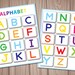 Alphabet Matching Game, ABC Printable Activity, Busy Book Pages ...