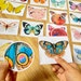 Butterfly Pattern Matching Cards, Montessori Materials, Preschool ...
