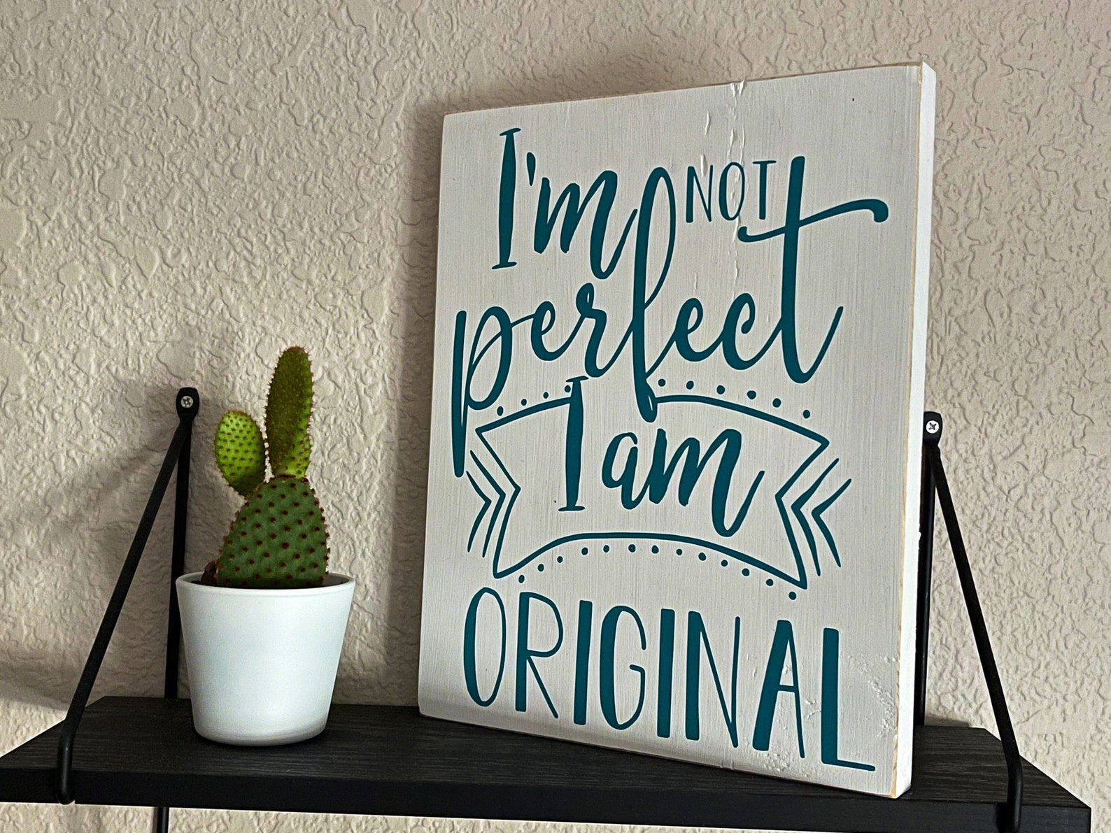 I’m Not Perfect I’m Original Sign| Motivational Sign| Teen Room Sign ...