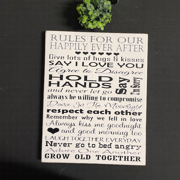 Marriage Rules - Etsy