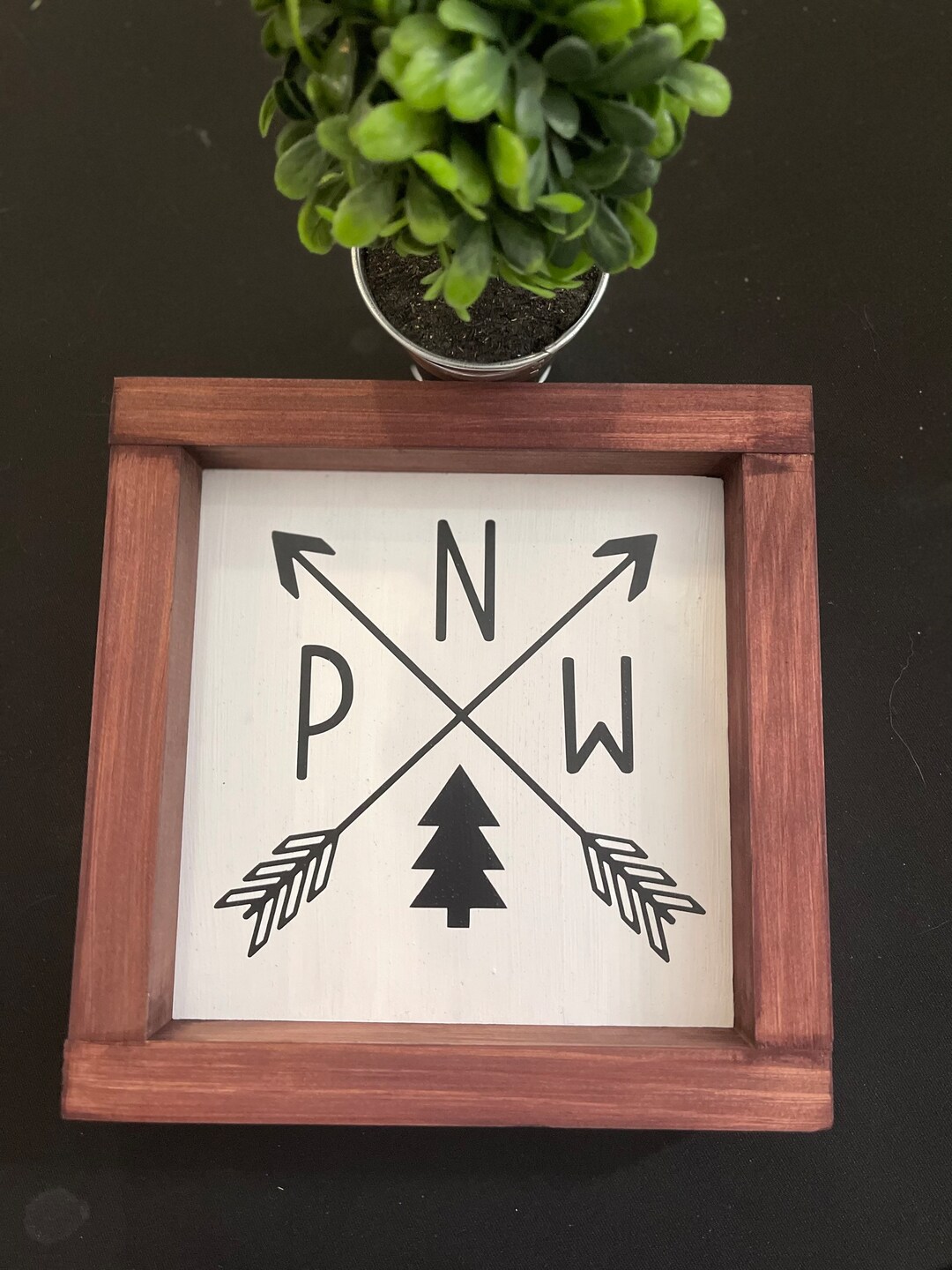 Handmade PNW Wood Sign | Rustic Home Decor - Etsy