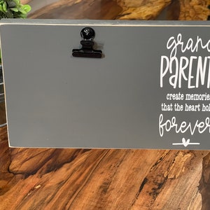 Grandparents Create Memories That the Heart Holds Forever Photo Holder ...