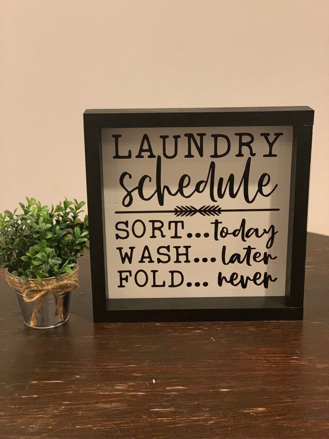 Laundry Schedule Sign Laundry Room Decor Home Decor Funny | Etsy