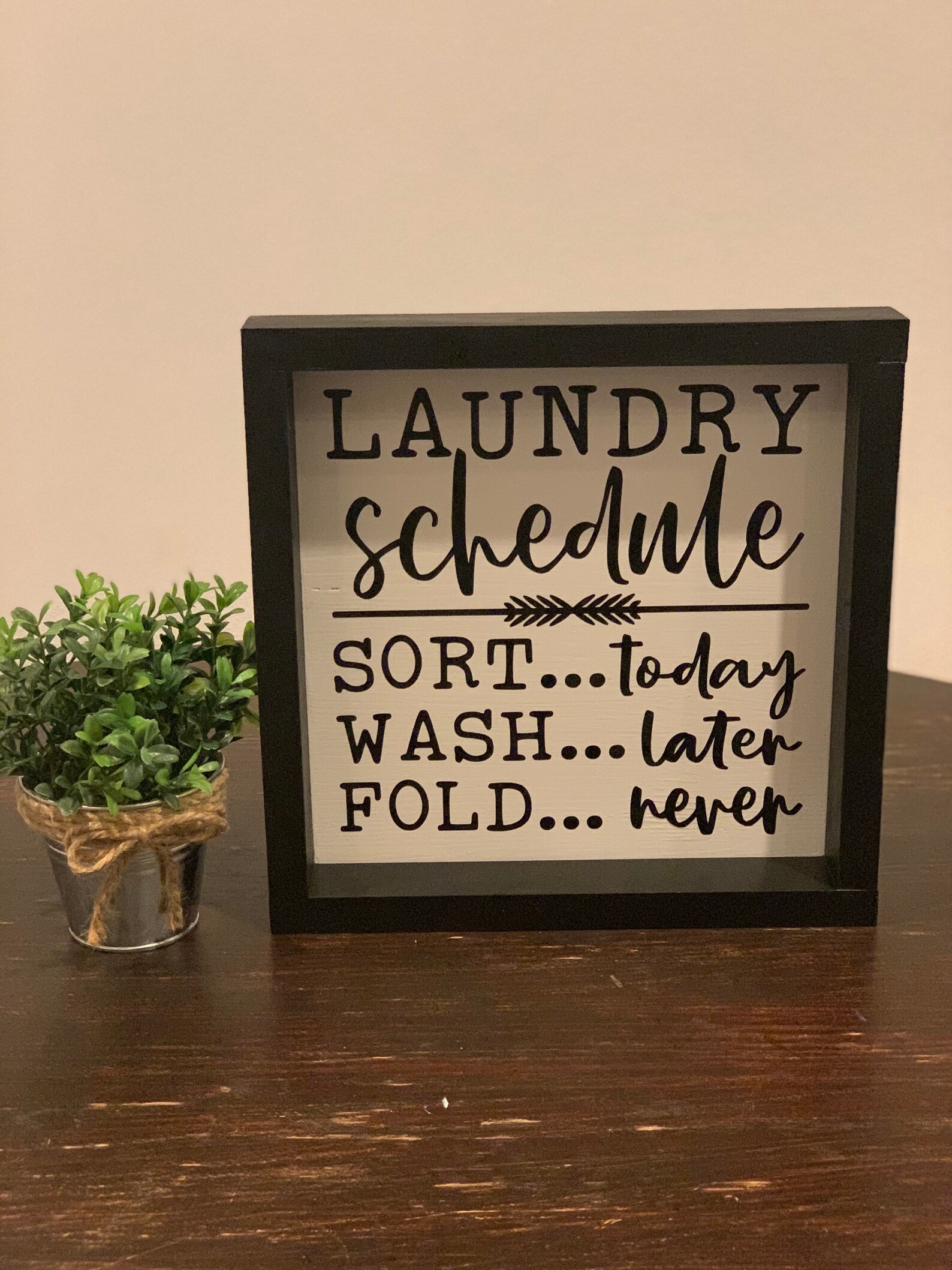 Laundry Schedule Sign Laundry Room Decor Home Decor Funny | Etsy