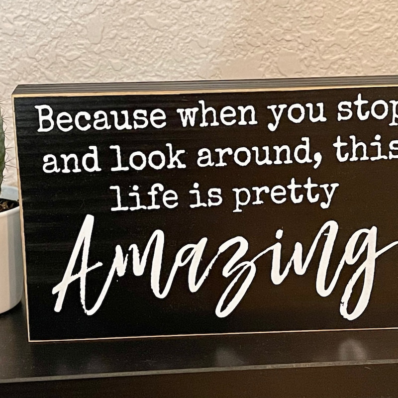 Life is Amazing - Etsy